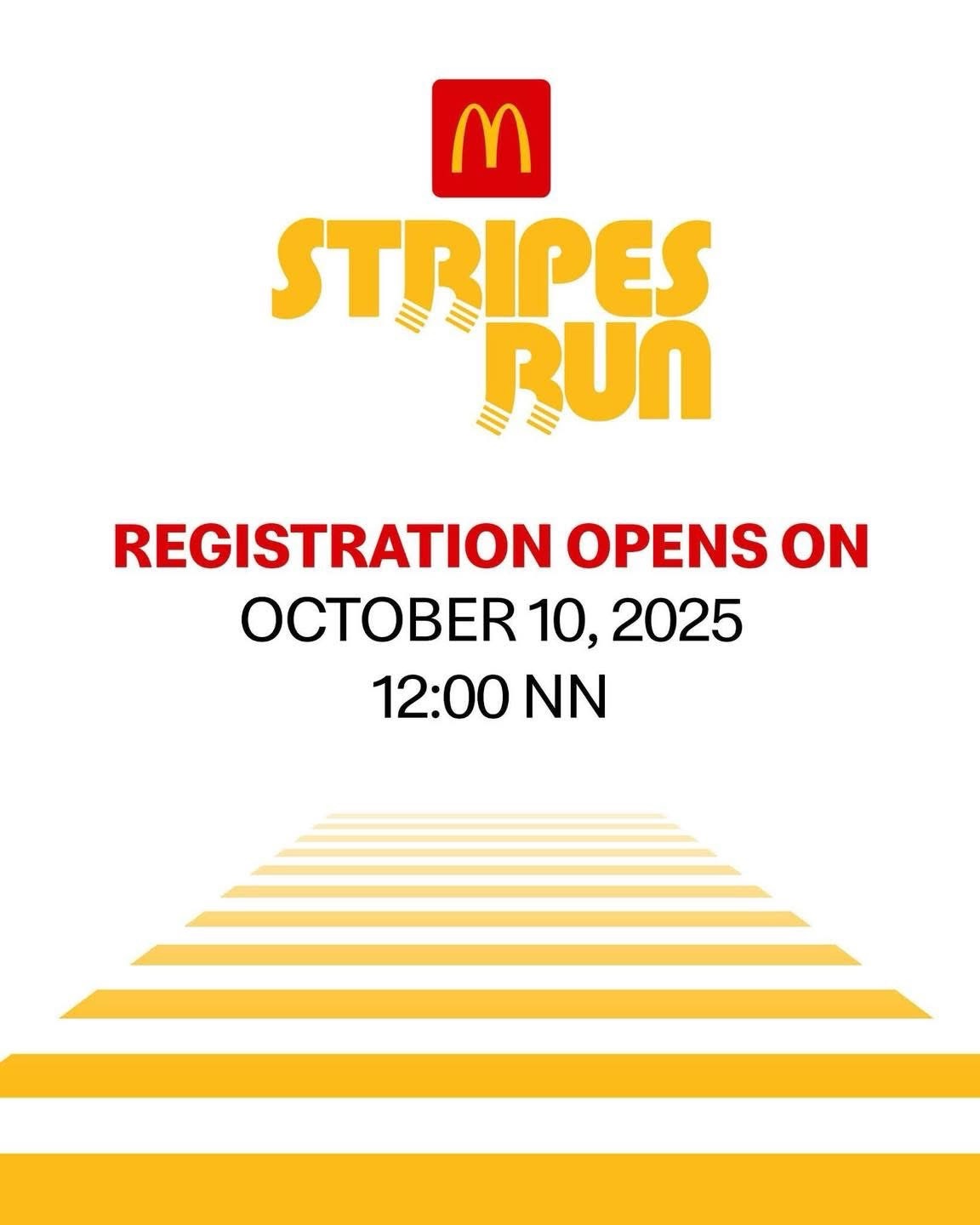 McDonald’s Stripes Run 2025 Registration Opens on October 10! Don’t ...