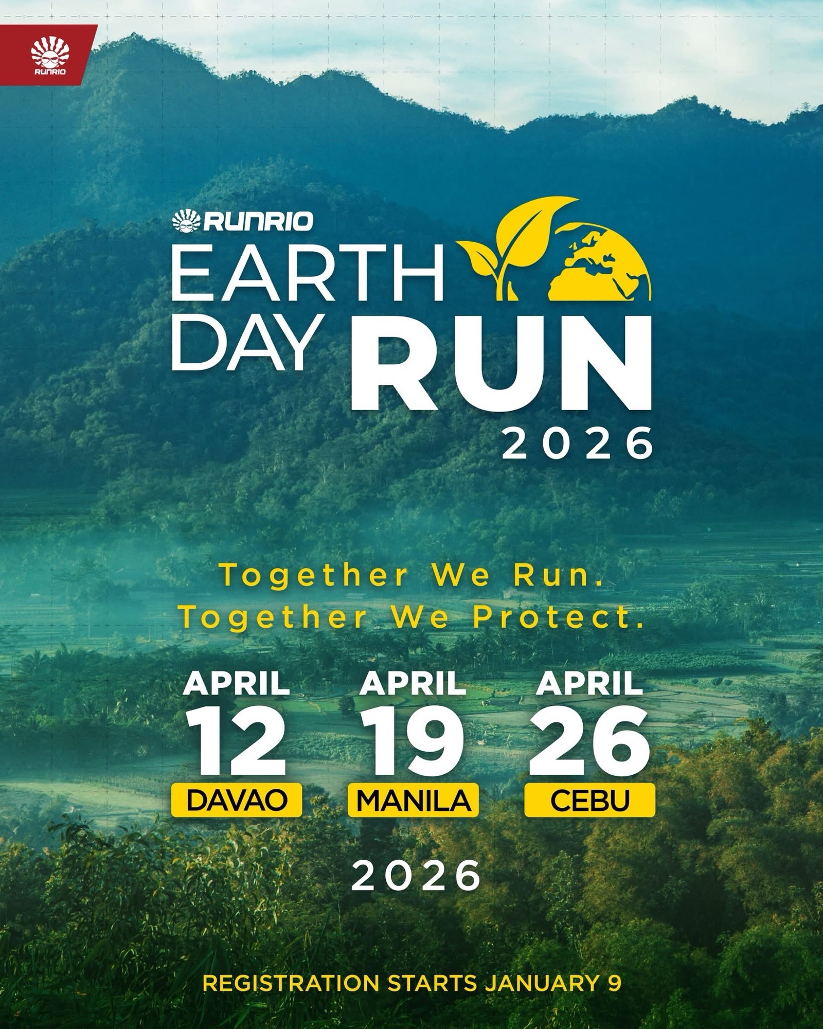 RUNRIO Earth Day Run 2026 Returns; Registration Opens January 9 ...